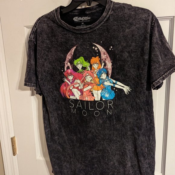 Sailor Moon | Shirts | Sailor Moon Graphic Gray Distressed Tshirt Anime ...